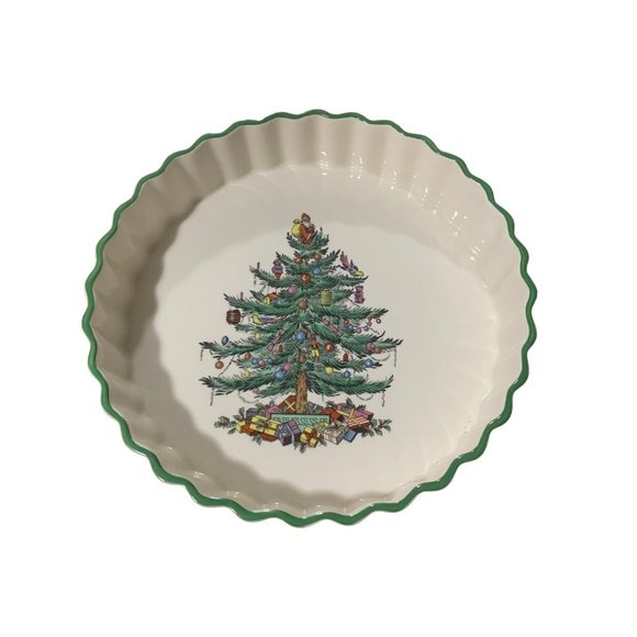 Spode | Kitchen | Spode Xmas Pie Pan 75 Crinkled Edges Imperial ...
